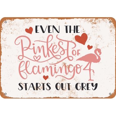 Dyenamic Art Flamingo Wisdom Wall & Outdoor Home Decor, Pink Aluminum ...