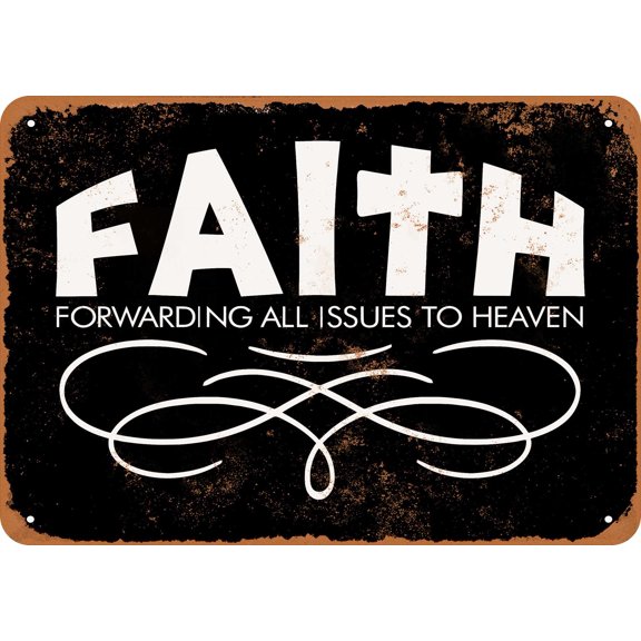 7 x 10 METAL SIGN - Everything Will Be Fine 2 (Dark Background ...