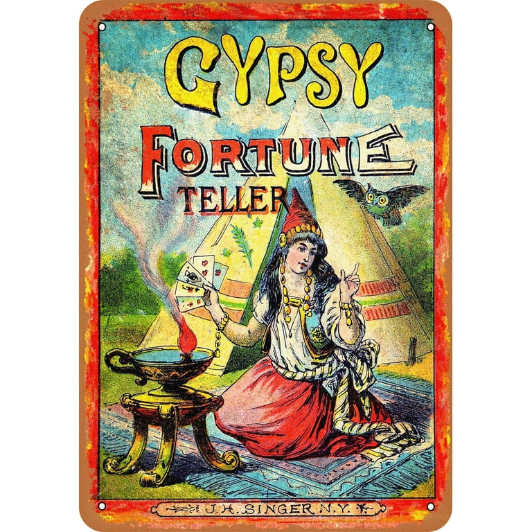 Gypsy Fortune Teller Sign