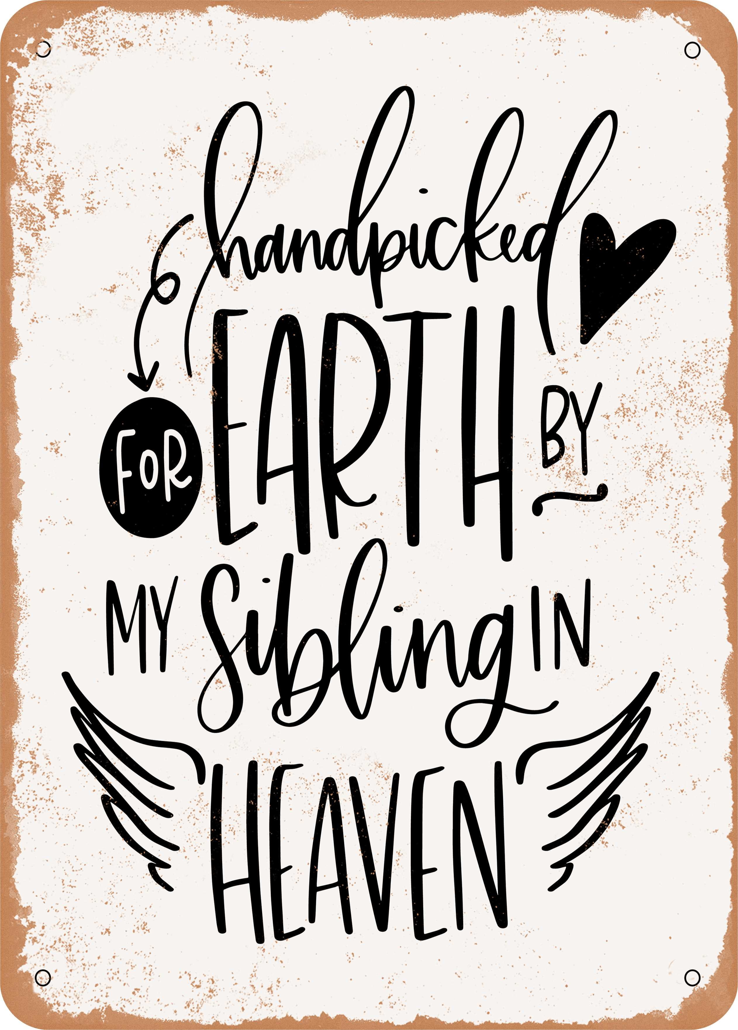 7 x 10 METAL SIGN - Handpicked For Earth - Vintage Rusty Look - Walmart.com