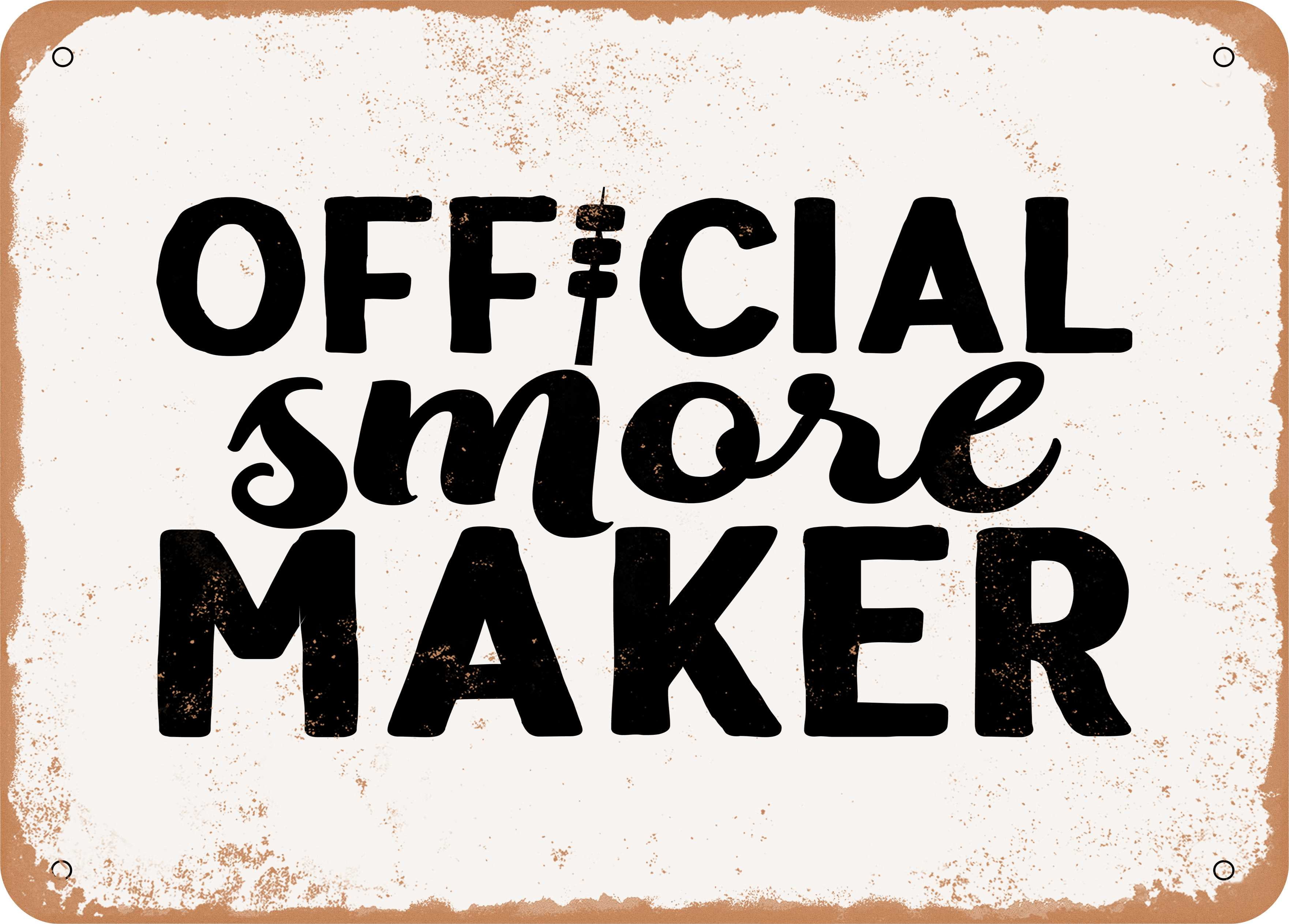 7 x 10 METAL SIGN - Official Smore Maker - Vintage Rusty Look - Walmart.com