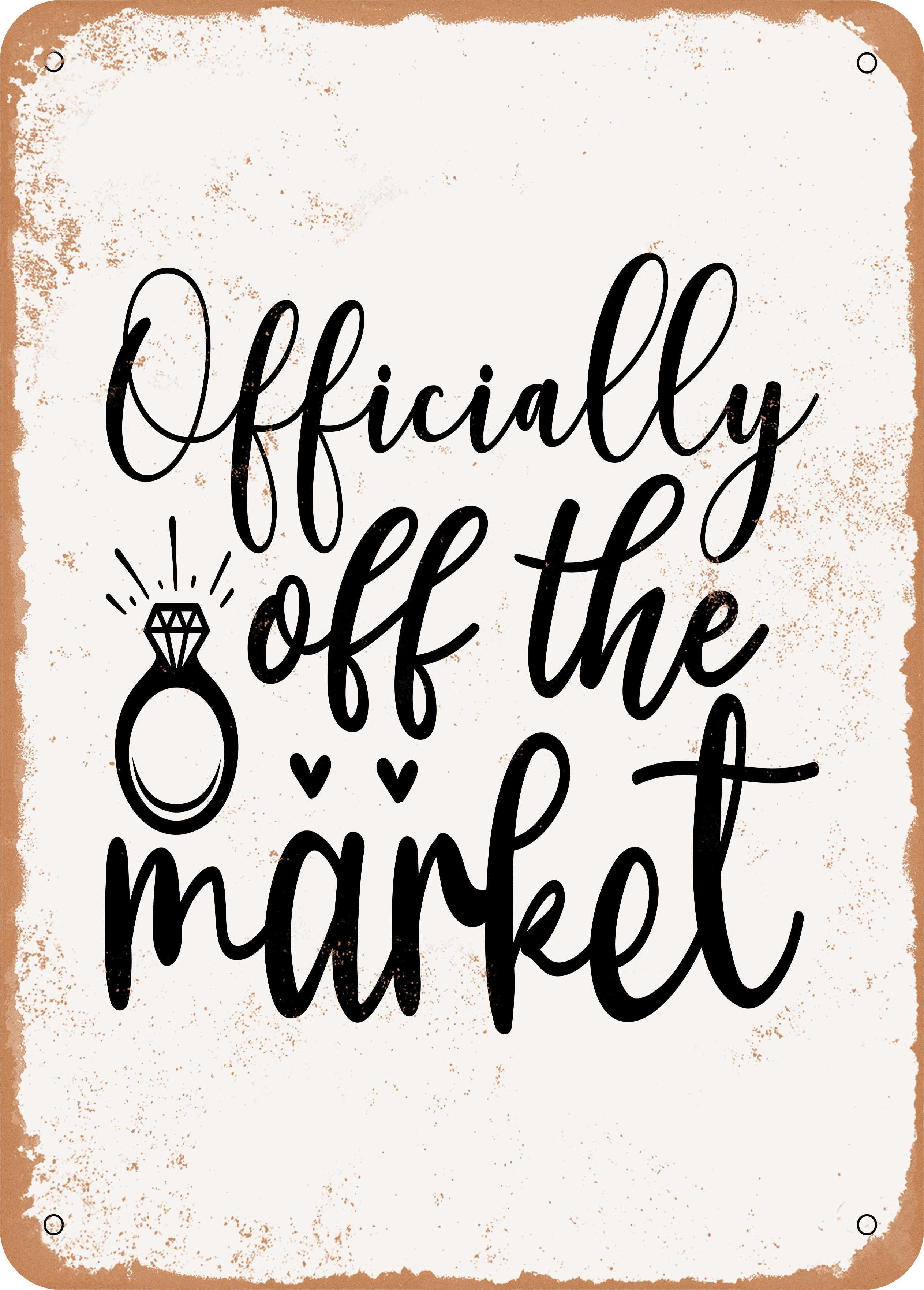 7 x 10 METAL SIGN - Officially Off the Market - Vintage Rusty Look ...