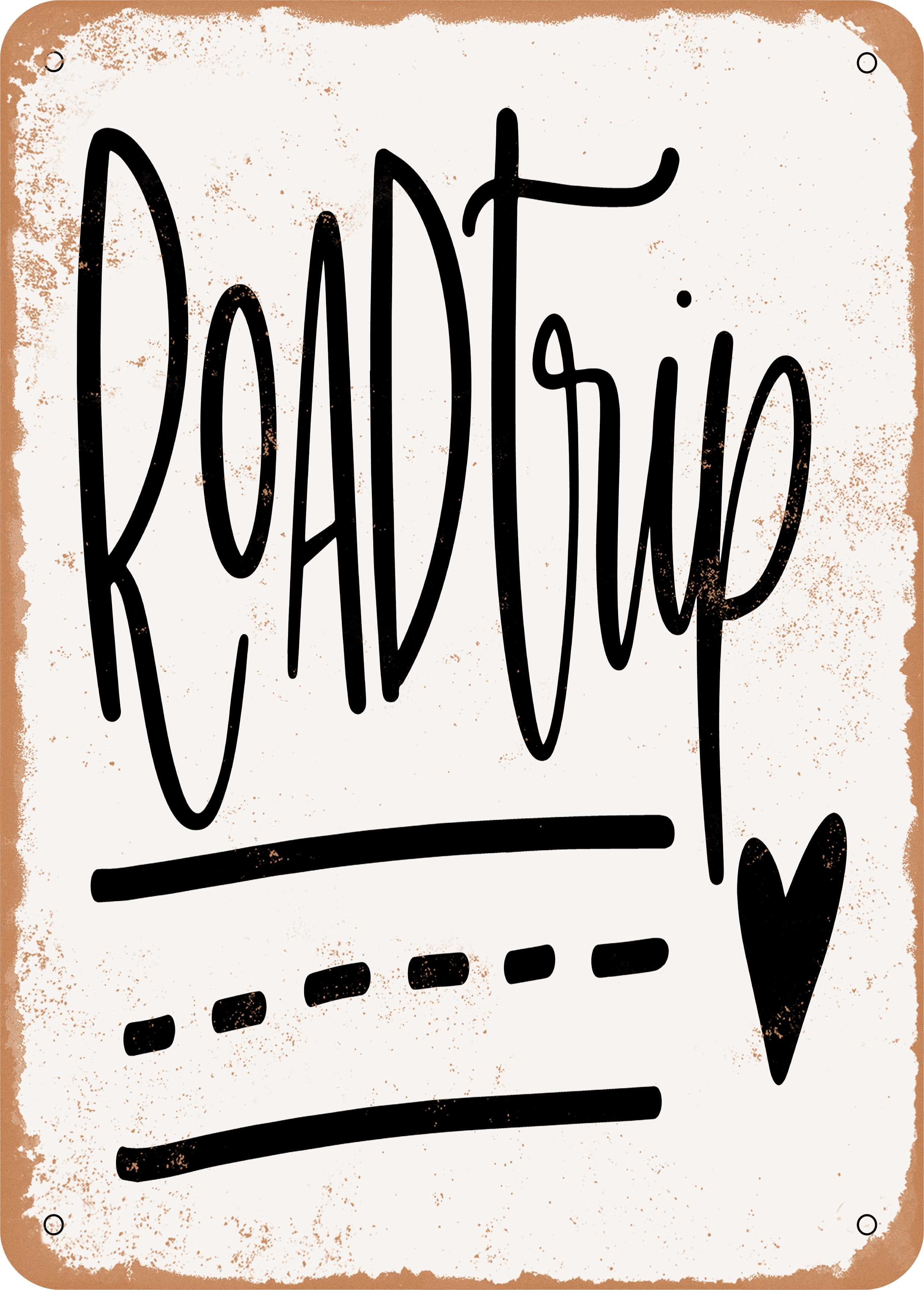 7 x 10 METAL SIGN - Road Trip - 2 - Vintage Rusty Look - Walmart.com