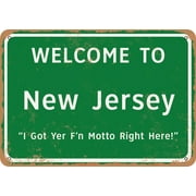 Welcome Jersey Sign