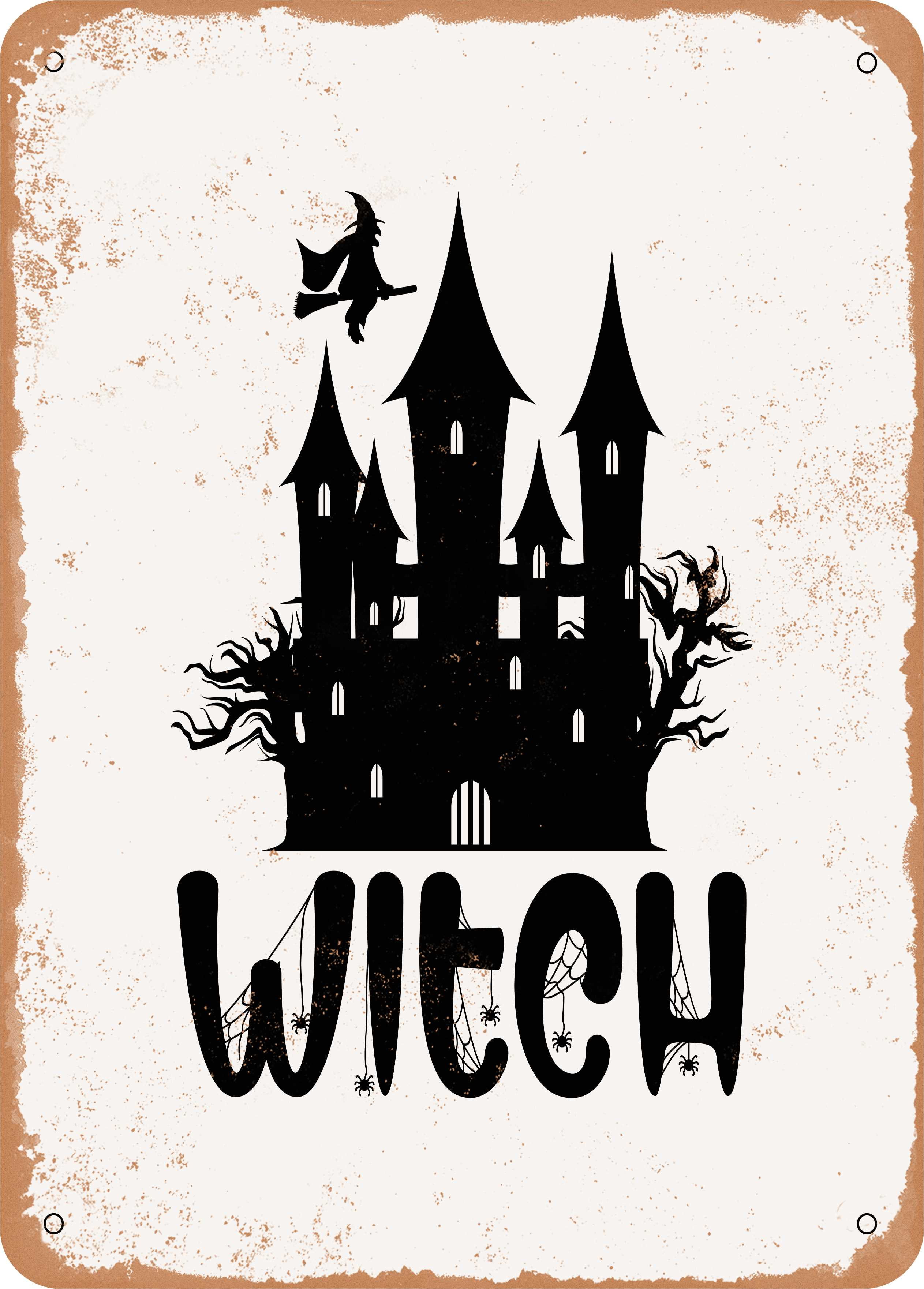 7 x 10 METAL SIGN - Witch - 2 - Vintage Rusty Look - Walmart.com