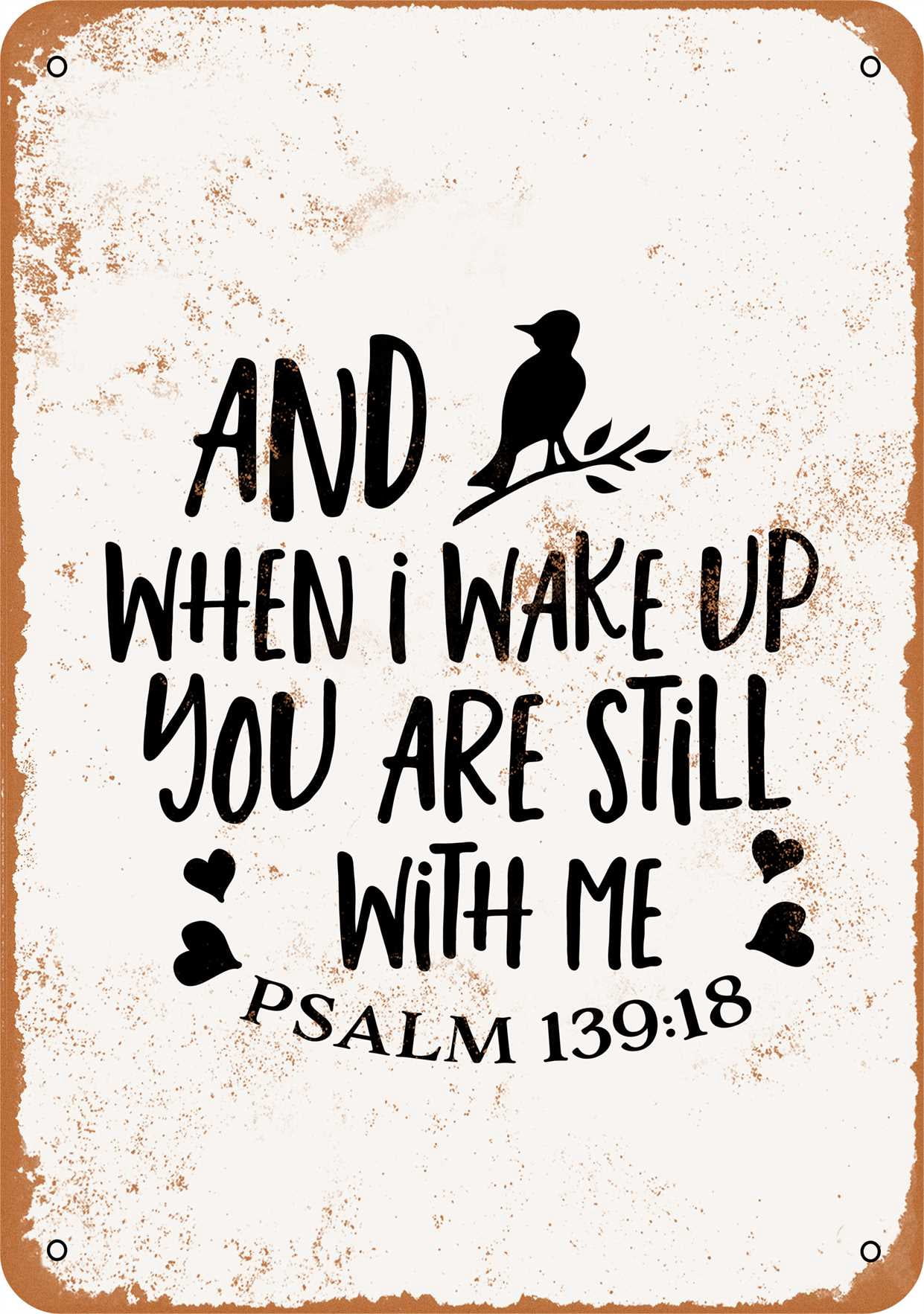 7 x 10 METAL SIGN - and When I Wake Up You Are Still With Me - Vintage ...