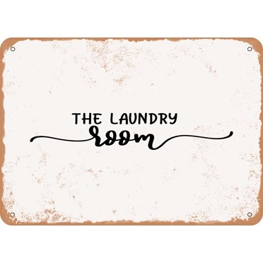The Stupell Home Decor Collection Vintage Laundry Sign Cursive Wall ...