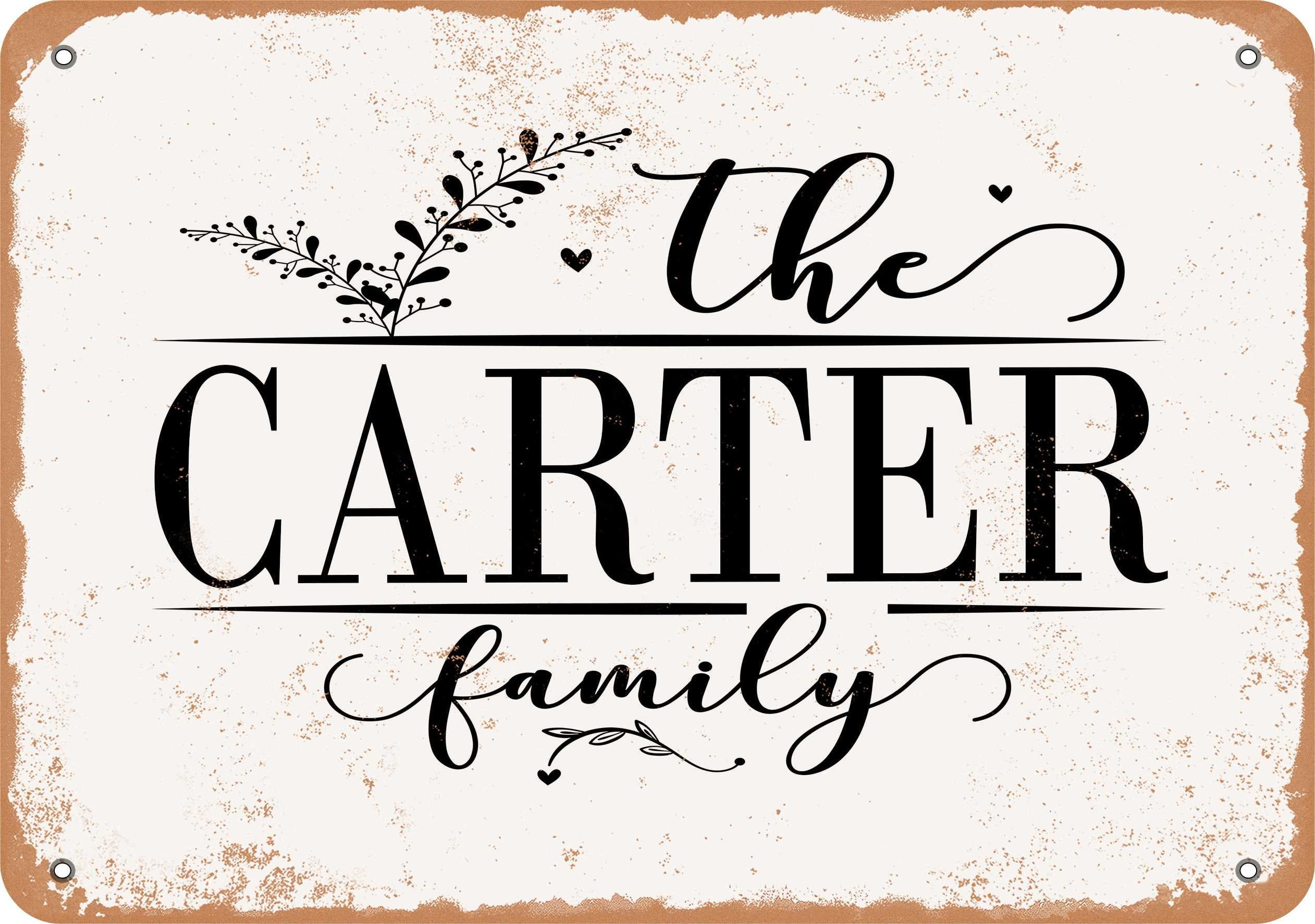 7 x 10 Metal Sign - The Carter Family (Style 2) - Vintage Rusty Look ...