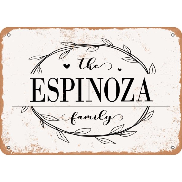 7 x 10 Metal Sign - The Espinoza Family (Style 1) - Vintage Rusty Look ...