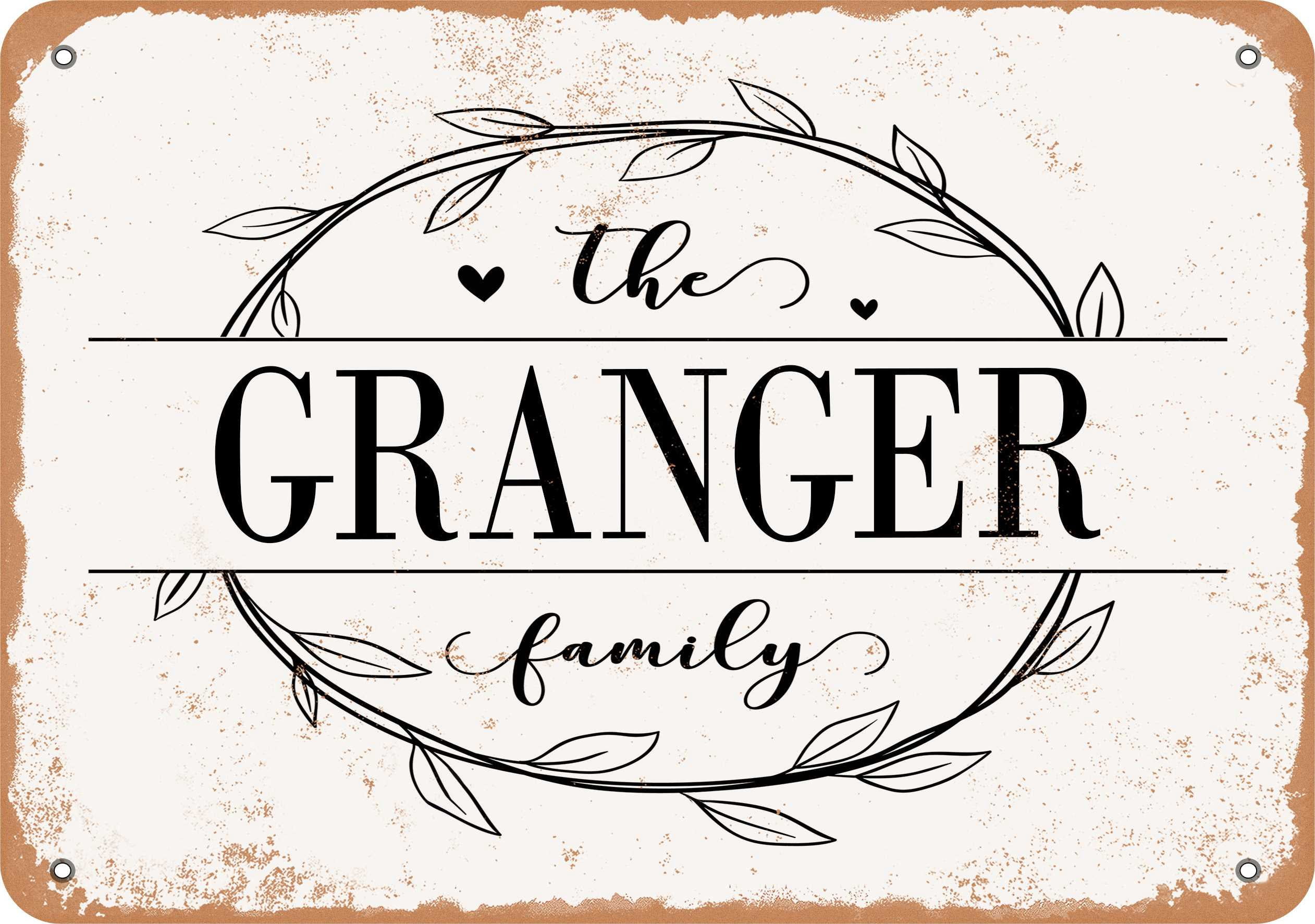 7 x 10 Metal Sign - The Granger Family (Style 1) - Vintage Rusty Look ...