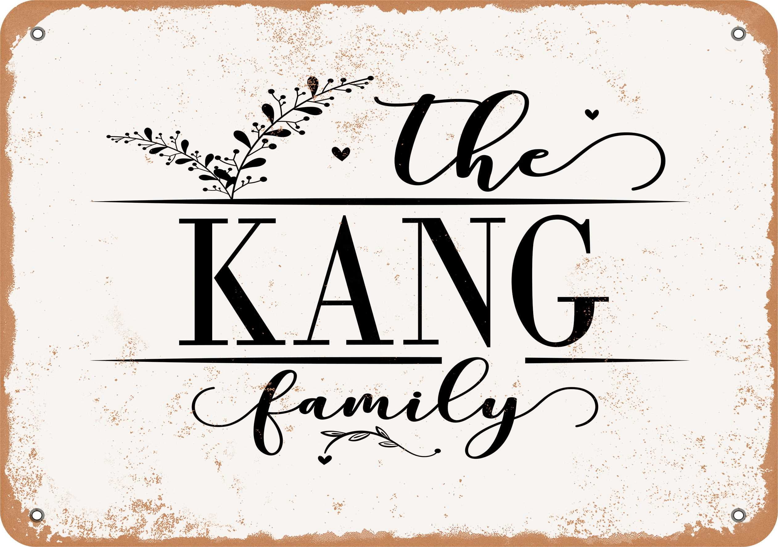 7 x 10 Metal Sign - The Kang Family (Style 2) - Vintage Rusty Look ...