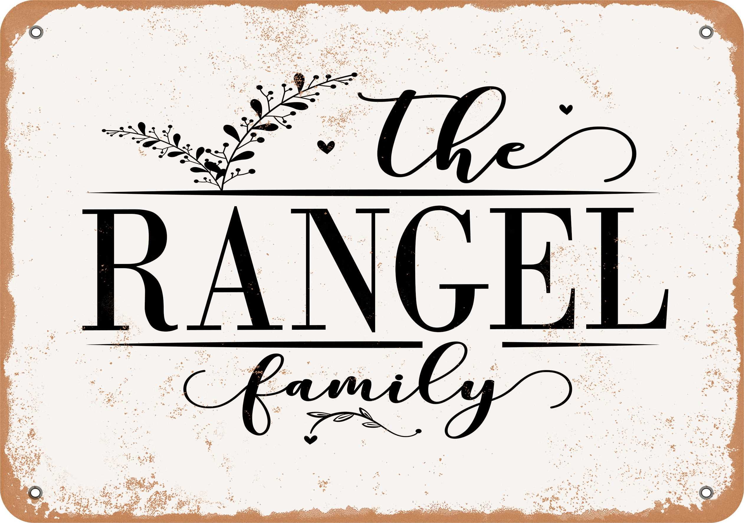7 x 10 Metal Sign - The Rangel Family (Style 2) - Vintage Rusty Look ...