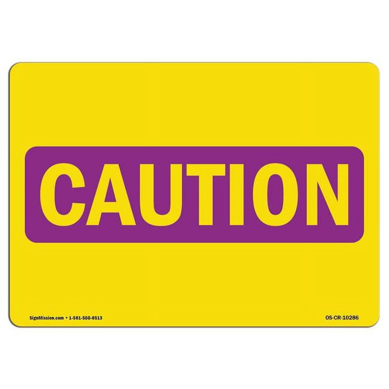 7 x 10 in. OSHA Caution Radiation Sign - Process Hazards - Walmart.com