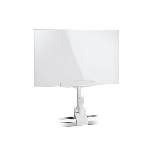 7x11 inch Acrylic Sign Holder with Clamp Display Clip - Walmart.com