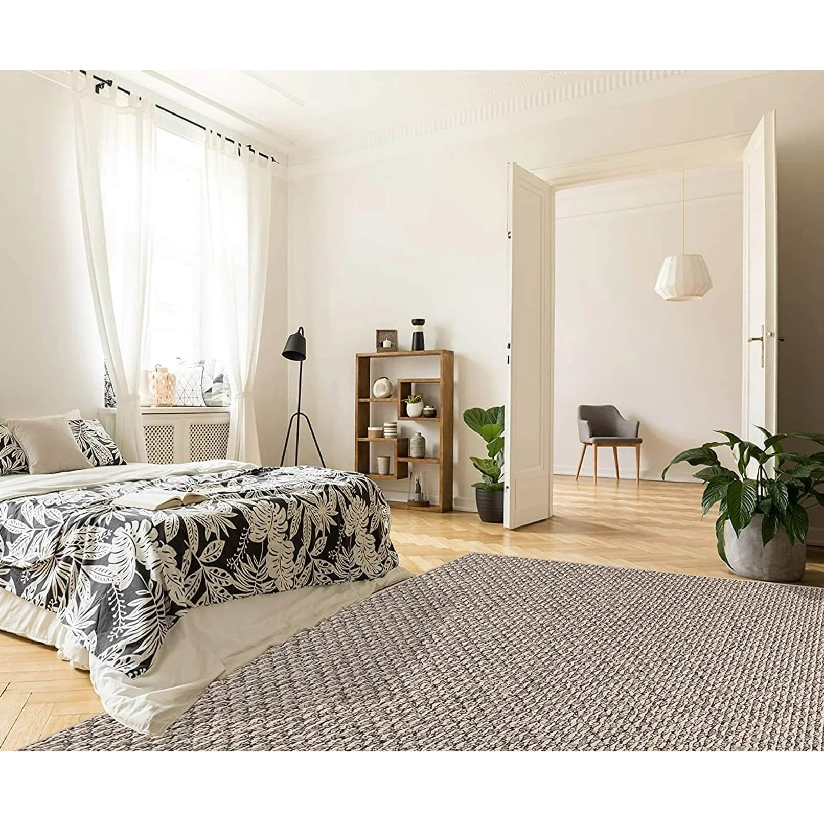 Starlight Collection 7' x 12' Berber Style 100% BCF Olefin Area Rug ...