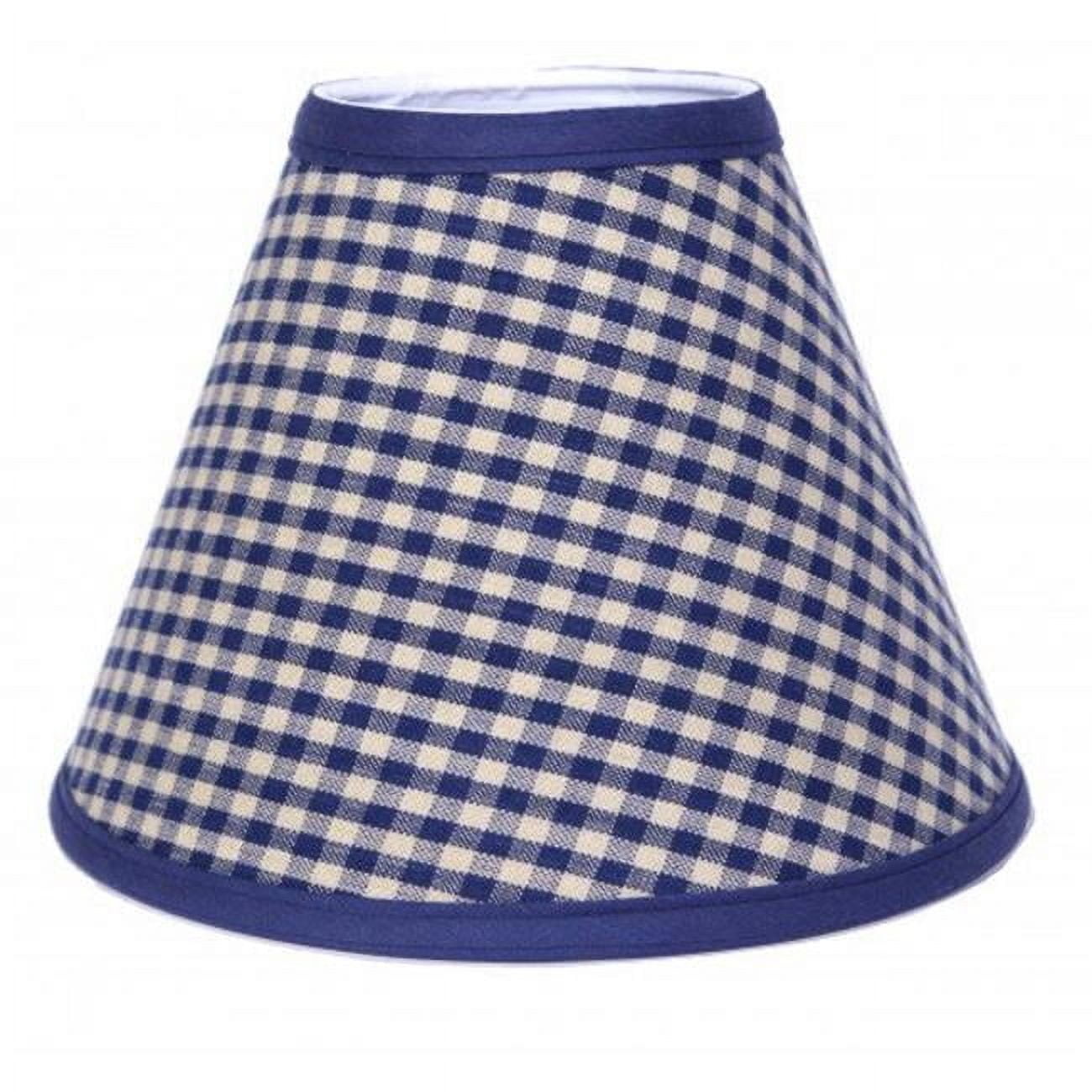 7 x 16 in. Lamp Shade, Berryvine Navy Check - Walmart.com