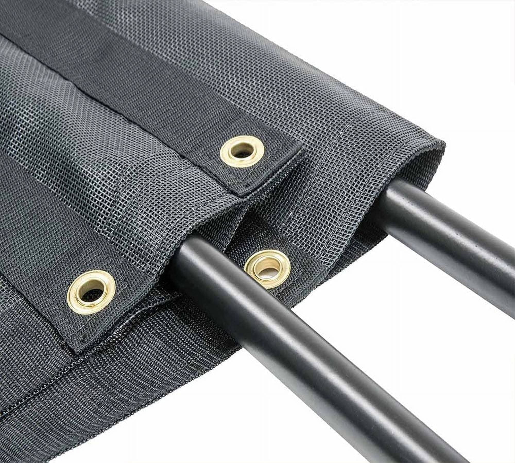 7' x 22' Dump Truck Vinyl Coated Mesh Tarps Cover with 5 Inch 18oz ...