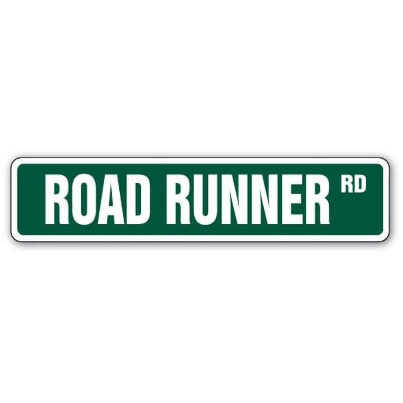 7 x 30 in. Road Runner Street Sign - Collector Hemi Muscle Car Cartoon ...
