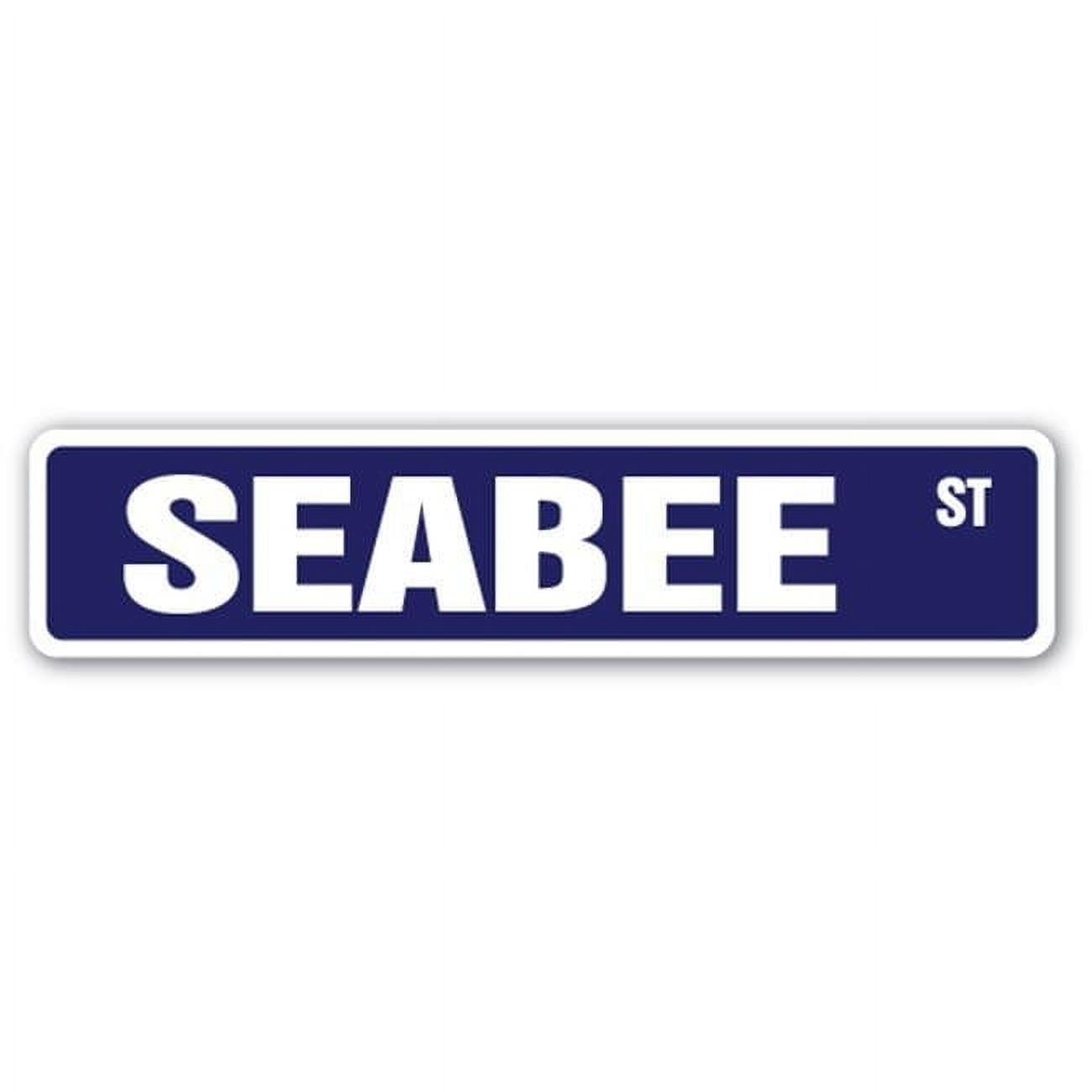 7 x 30 in. Seabee Street Sign - United States Naval Construction Forces ...