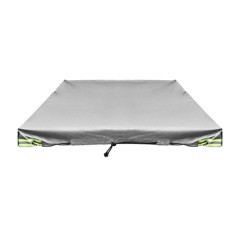 7 X 4 FT TRAILER COVER HEAVY DUTY WATERPROOF VINYL GREY 7 Feet X 4
