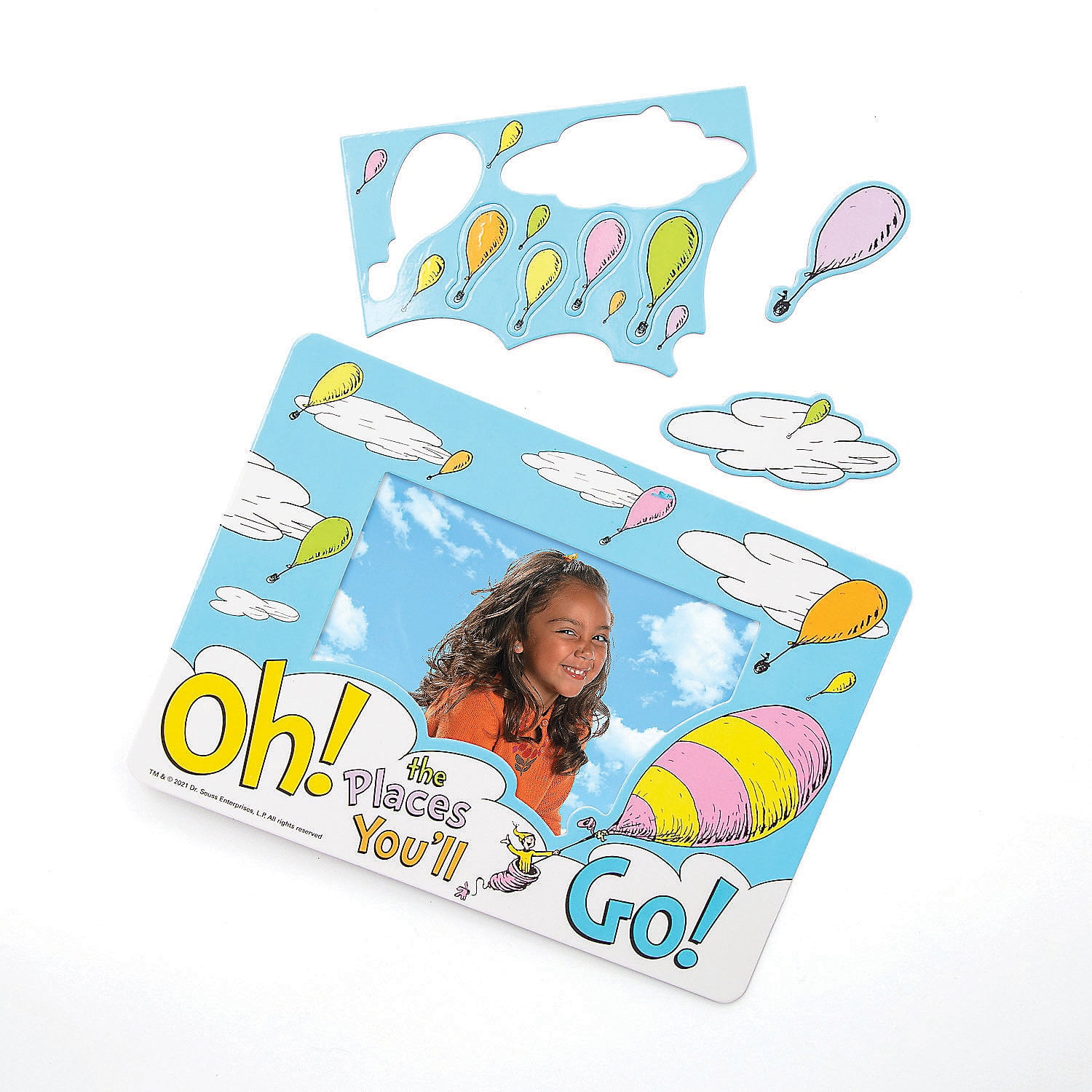 Brandclub - 7" x 5" Dr. Seuss Oh, the Places Youll Go Picture Frame ...