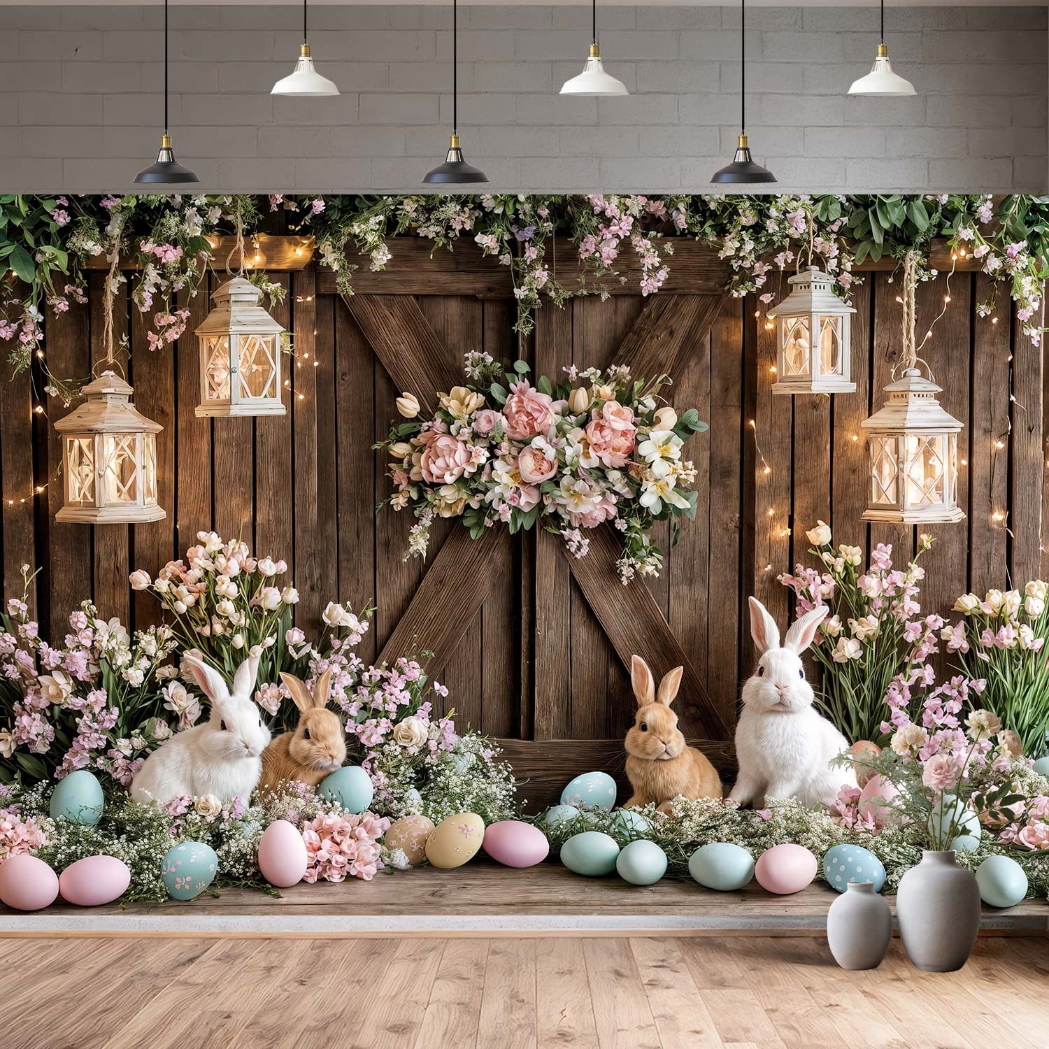 7 x 5 ft Easter Spring Photo Backdrop Party Decorations, Spring Easter ...