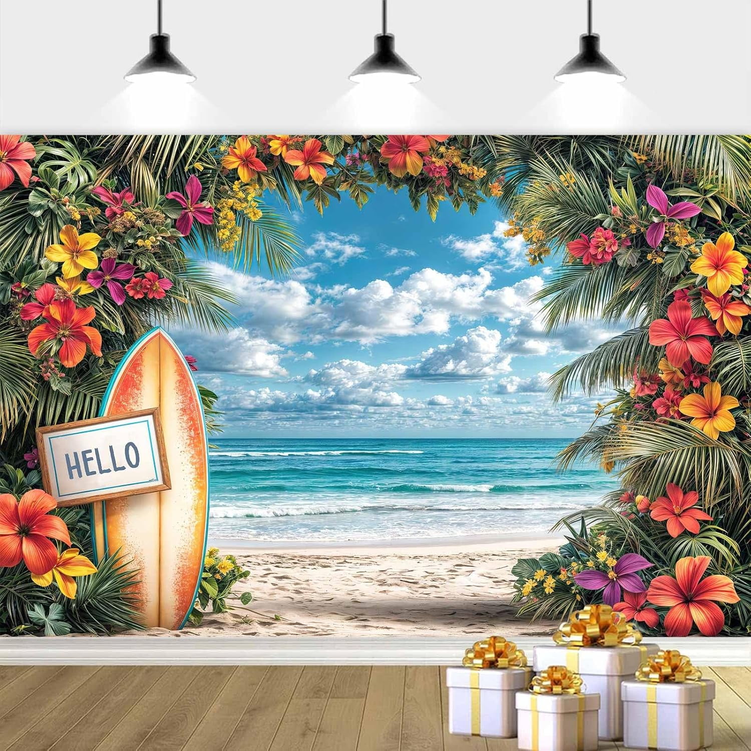 7 x 5 ft Summer Beach Background, Summer Hawaiian Beach Photography ...