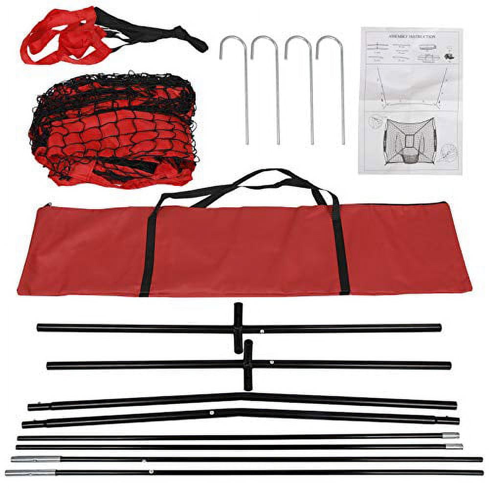 7' x 7' Baseball Softball Practice Net Hitting Batting Pitching ...
