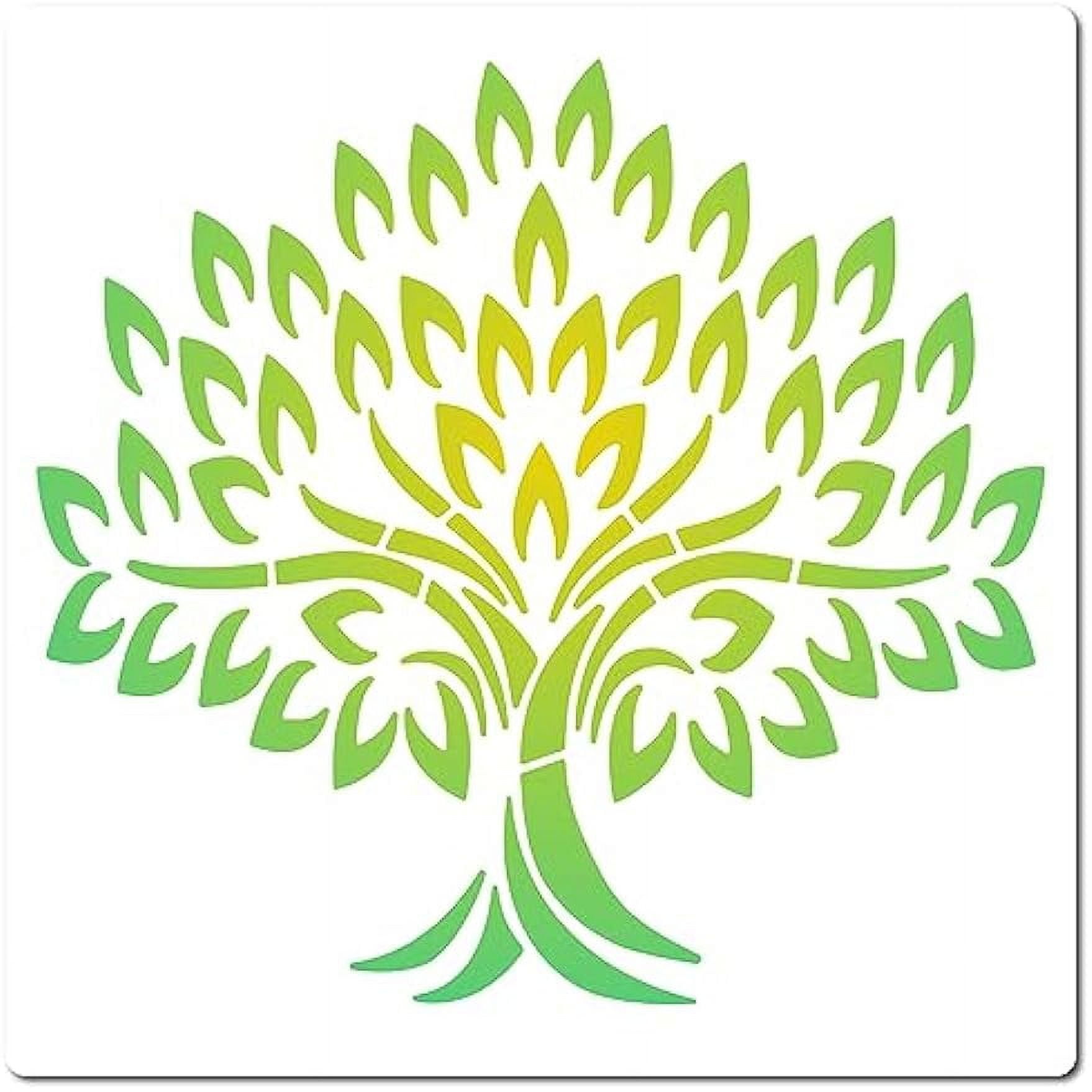 7 x 7" Tree of Life Templates Tree Root Stencil Branch Stencils ...