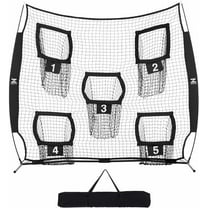 GoSports 8' x 8' Football Throwing Net - Heavy Duty Practice Trainer ...
