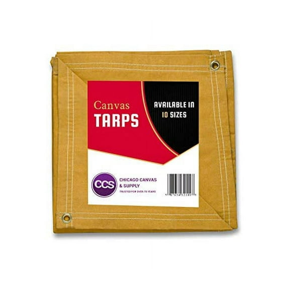 Free Shipping! 7' x 9' Gold Canvas Tarp - Walmart.com - Walmart.com