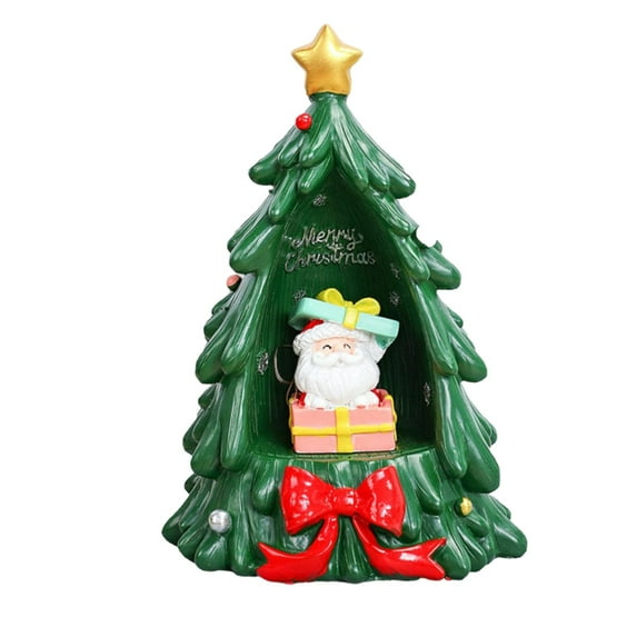 7"x4.8" Glowing Christmas Tree Desktop Decor Artificial Christmas Tree ...