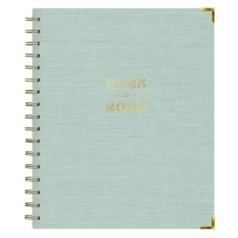 7"x9" 2025-2026 Weekly/Monthly Wirebound Planner Hardcover - Walmart.com