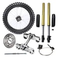 70/100-17 Dirt Bike Front Wheel Tire and Rim Disc Brake Rotor Hydraulic ...