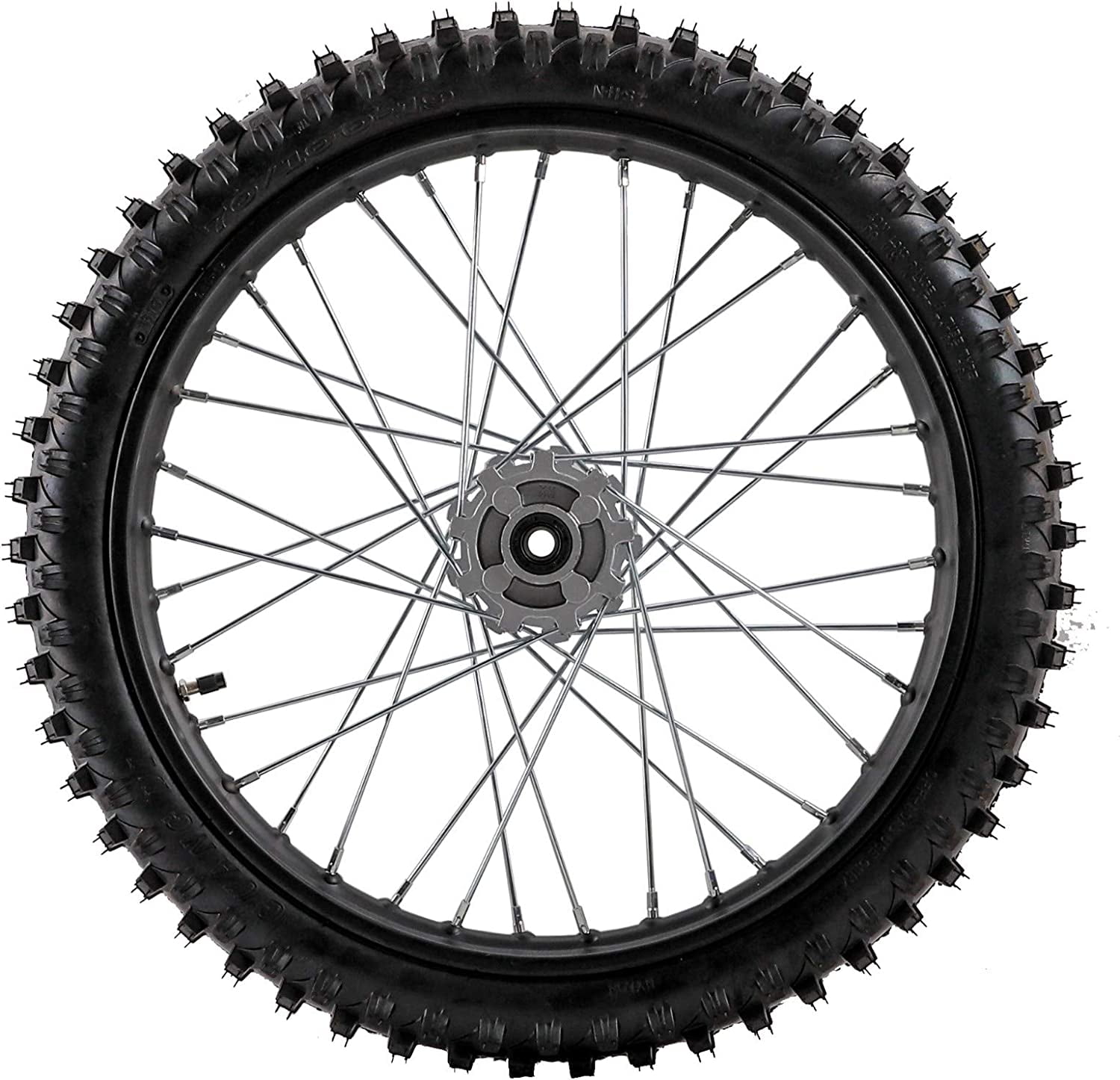 70/100-19 Front Wheel Tire Rim Inner Tube with 15mm Bearing Assembly for Pit Pro Trail Dirt Bike ...