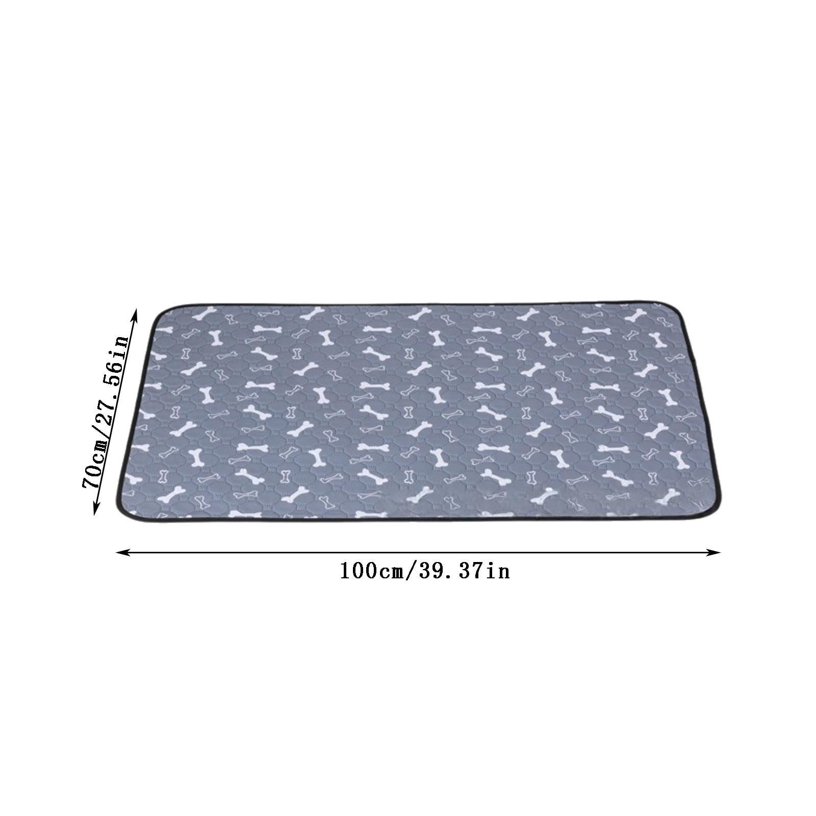 70*100cm, Reusable Pet Pee Pad, Leak-Proof Odor-Resistant Mat, Holiday ...
