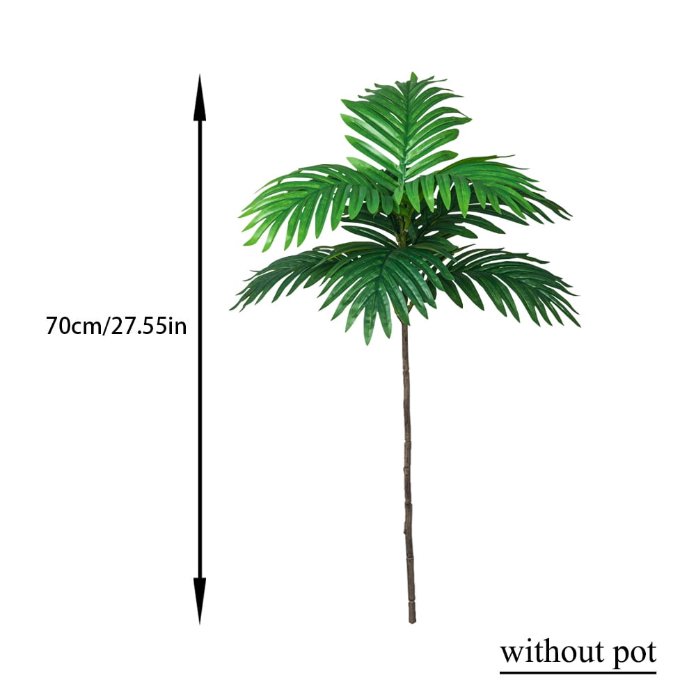 70-135cm Large Artificial Palm Tree Fake Tropical Plants Green Monstera ...