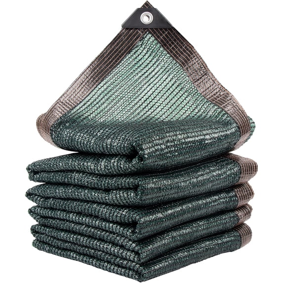 70% 14 X 20 FT Green Shade Cloth, Outdoor Woven Sun Shade with Grommets ...