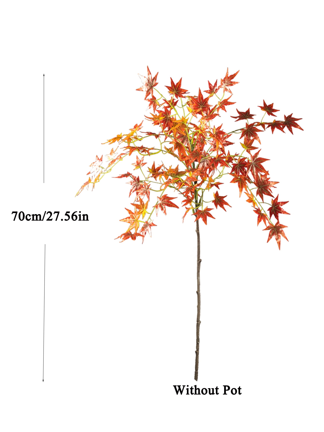 70-140cm Artificial Maple Tree Fake Japanese Plants Tall Maple Branch ...