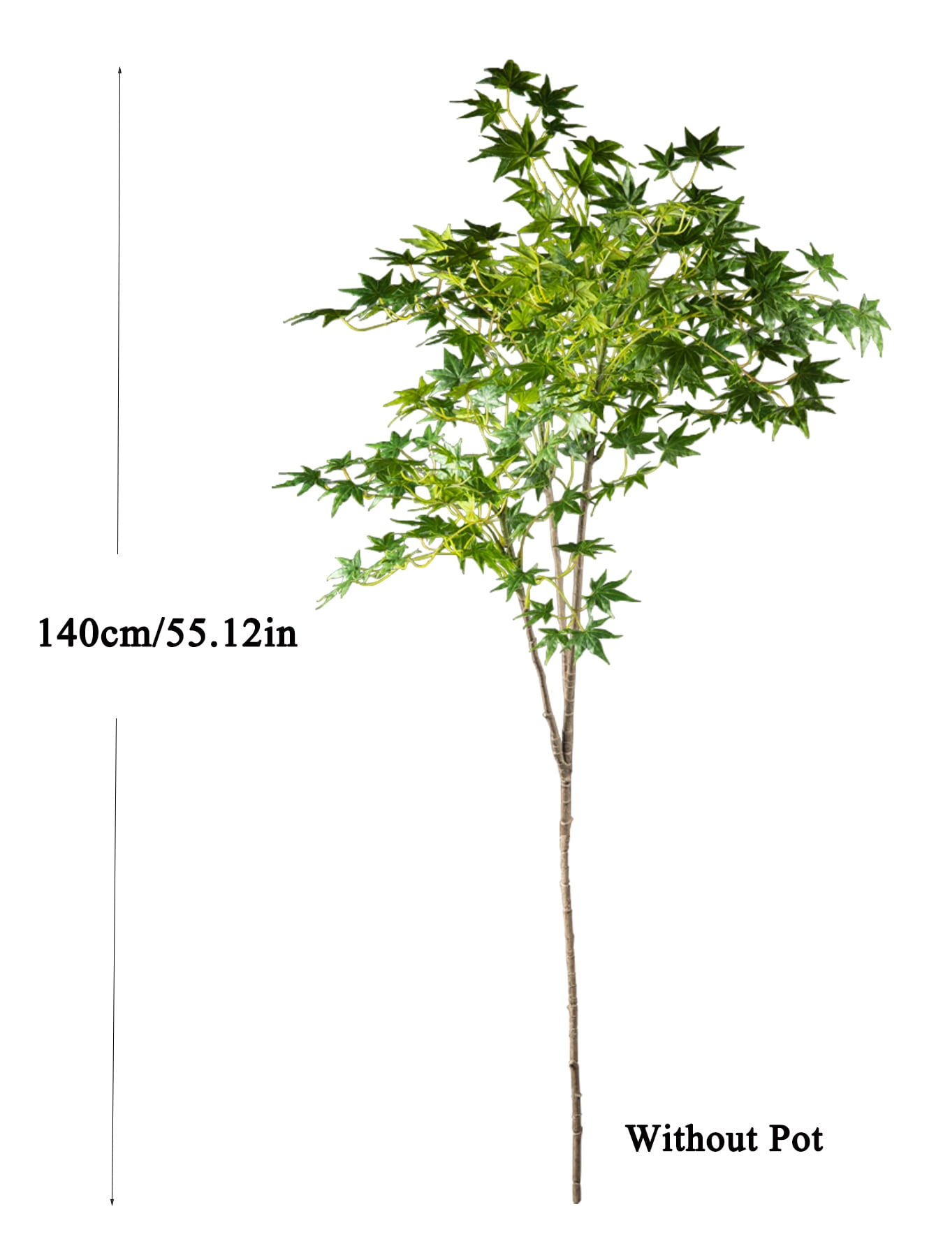 70-140cm Artificial Maple Tree Fake Japanese Plants Tall Maple Branch ...