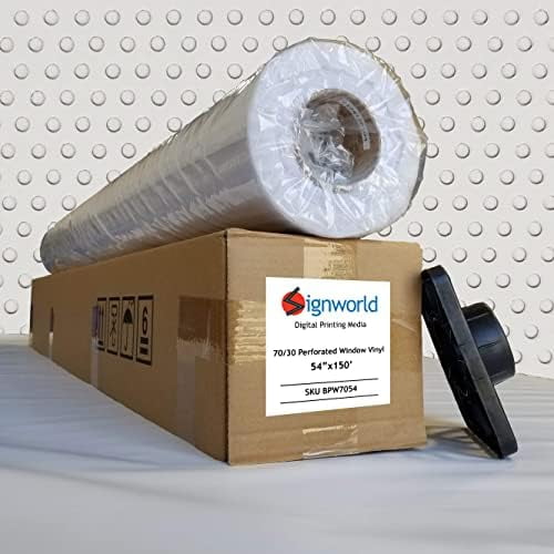 70/30 Perforated Window Vinyl (Window Perf) 54" X 150' (7mil) Print ...
