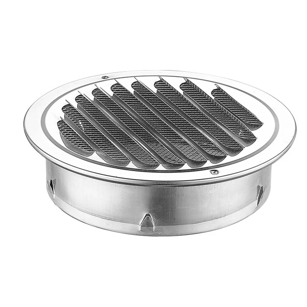 70-300mm Round Stainless Steel Vent Grille Exterior Flat Vent Mesh ...