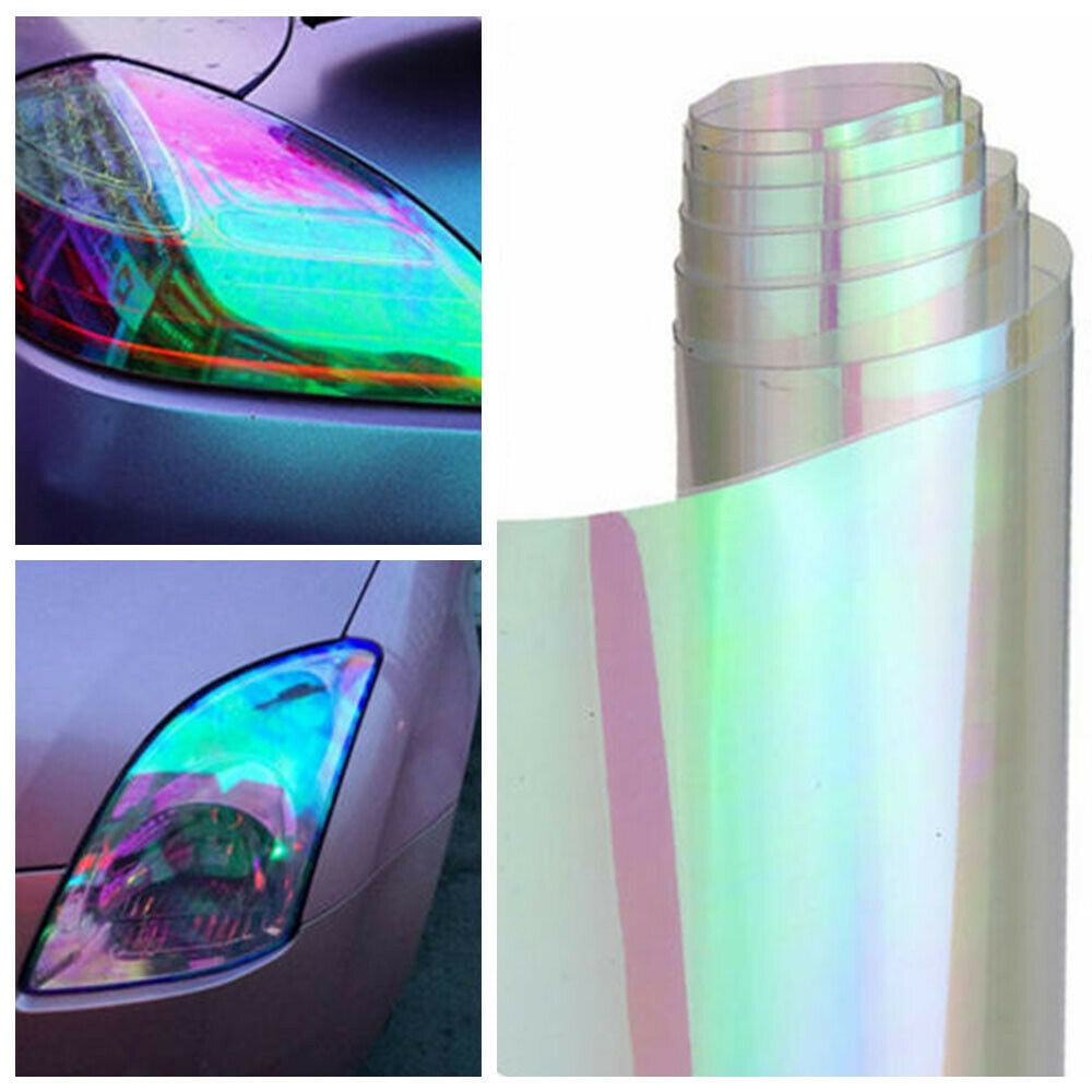 70*30cm Chameleon Neo Transparent Color Headlight Taillight Fog Light ...
