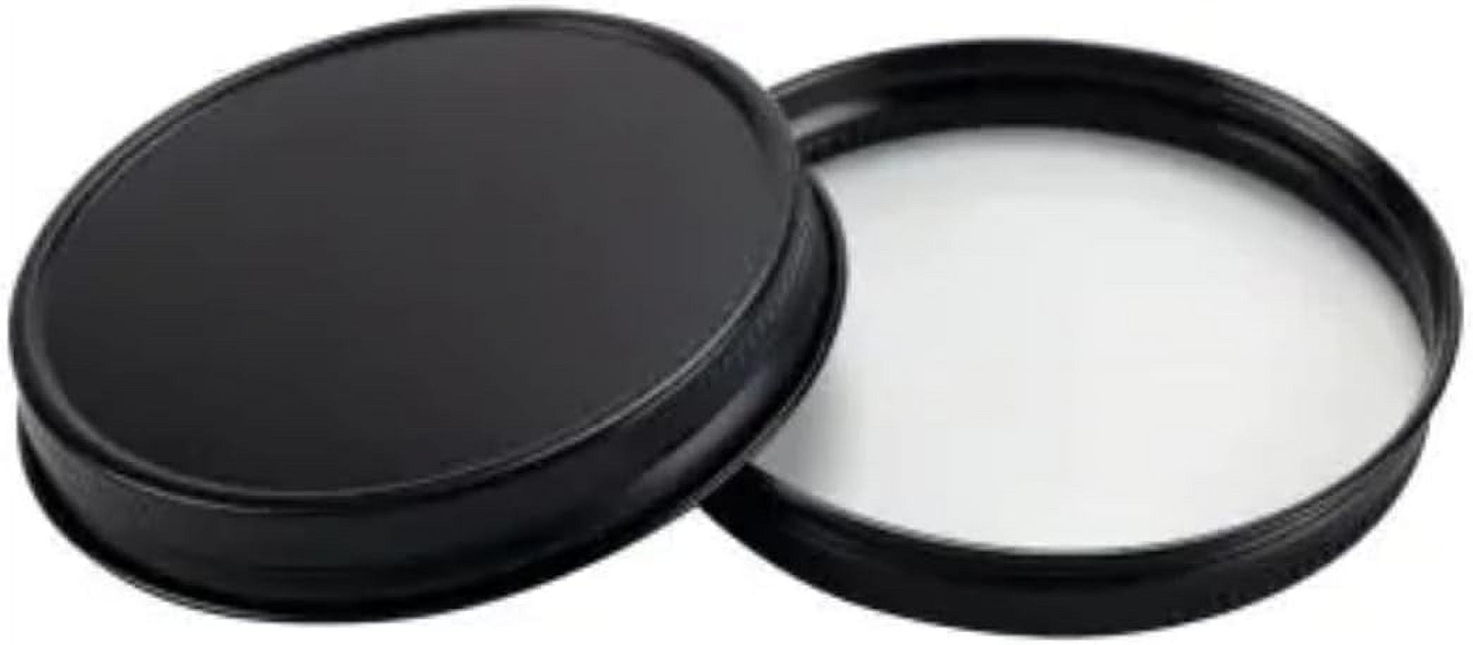 70-400 Gloss Black Metal Continuous Thread Lid with F217 Foam Liner ...