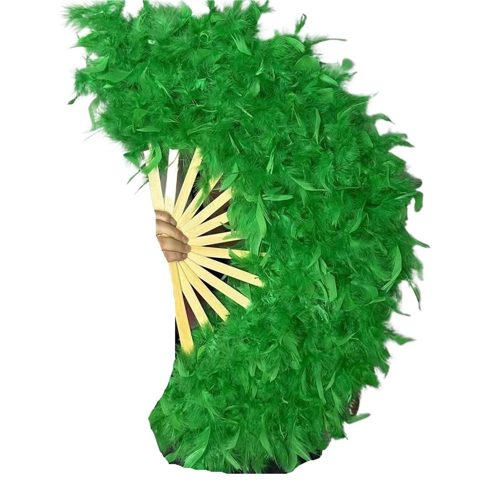 70*40cm Large Feather Fan Photography Props Stage Performance Dance Fan ...