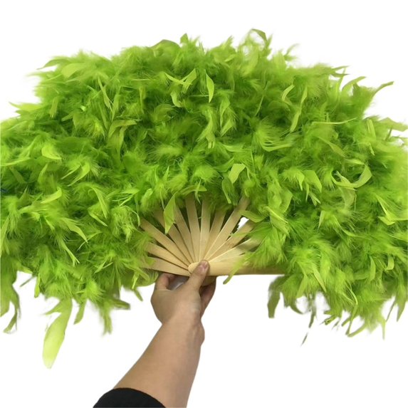 70*40cm Large Feather Fan Stage Performance Dance Fan Photography Props ...