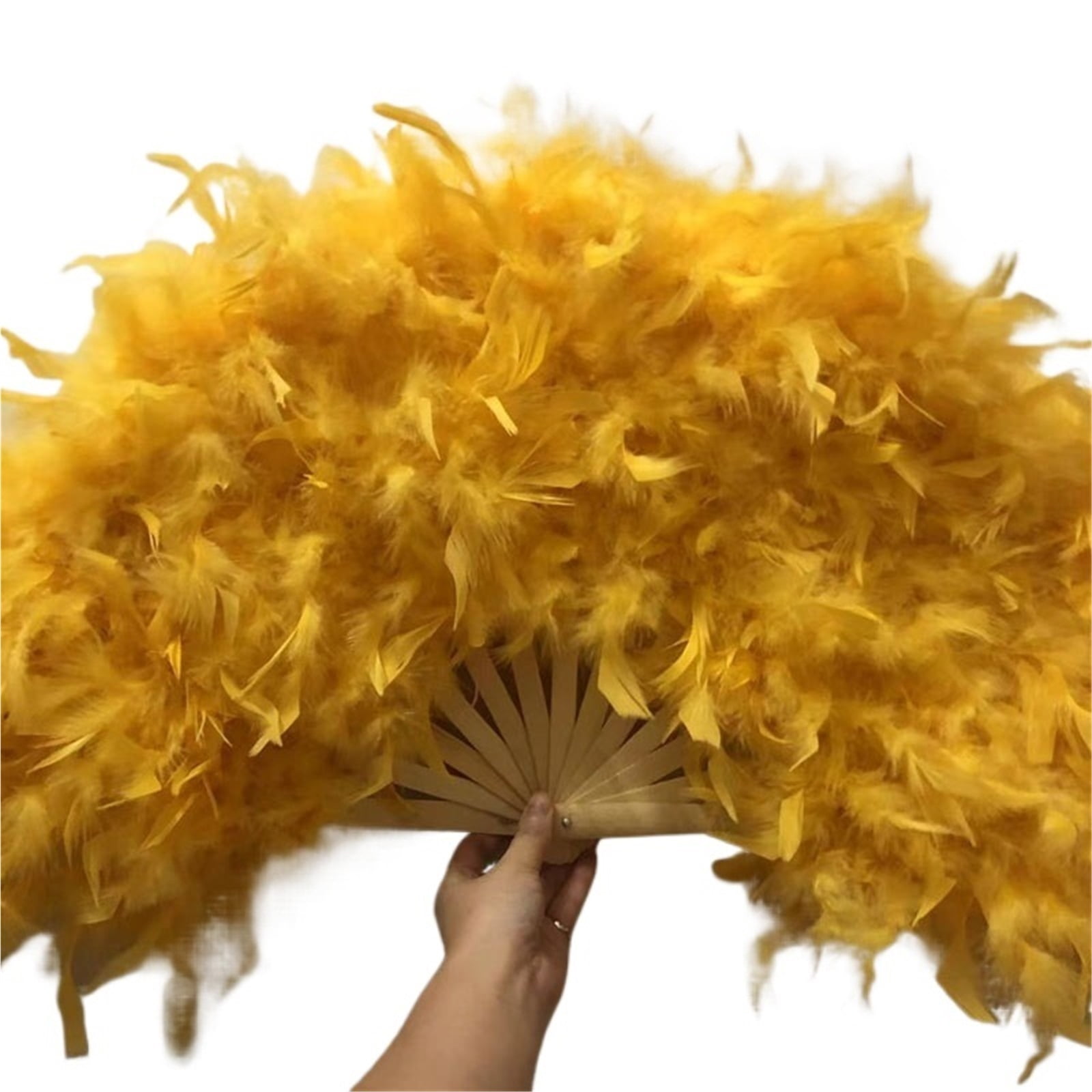 70*40cm Large Feather Fan Stage Performance Dance Fan Photography Props ...