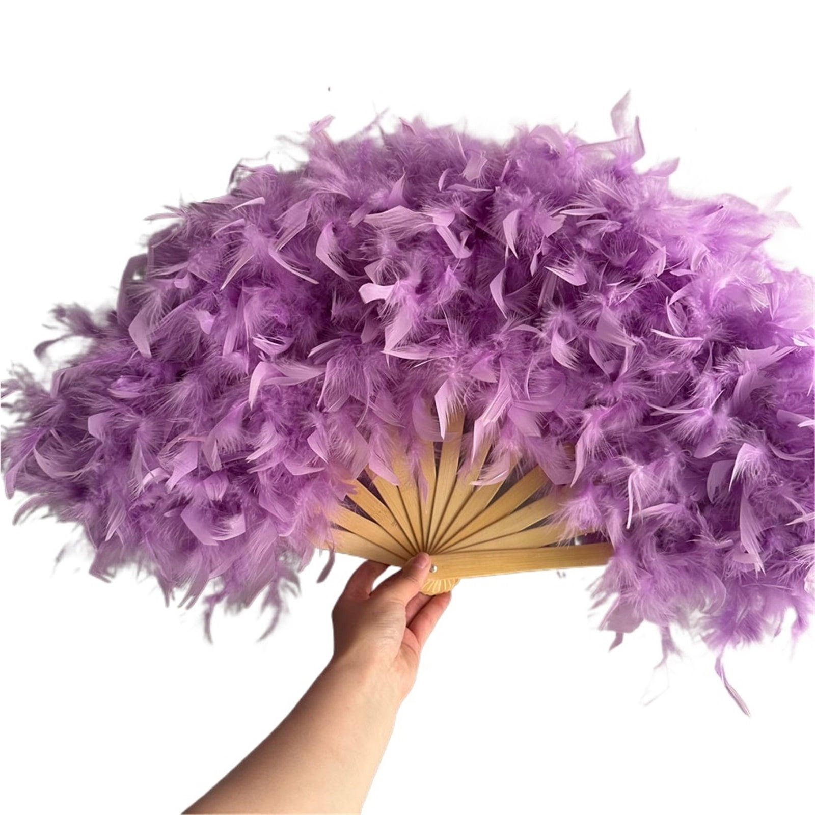 70*40cm Large Feather Fan Stage Performance Dance Fan Photography Props ...