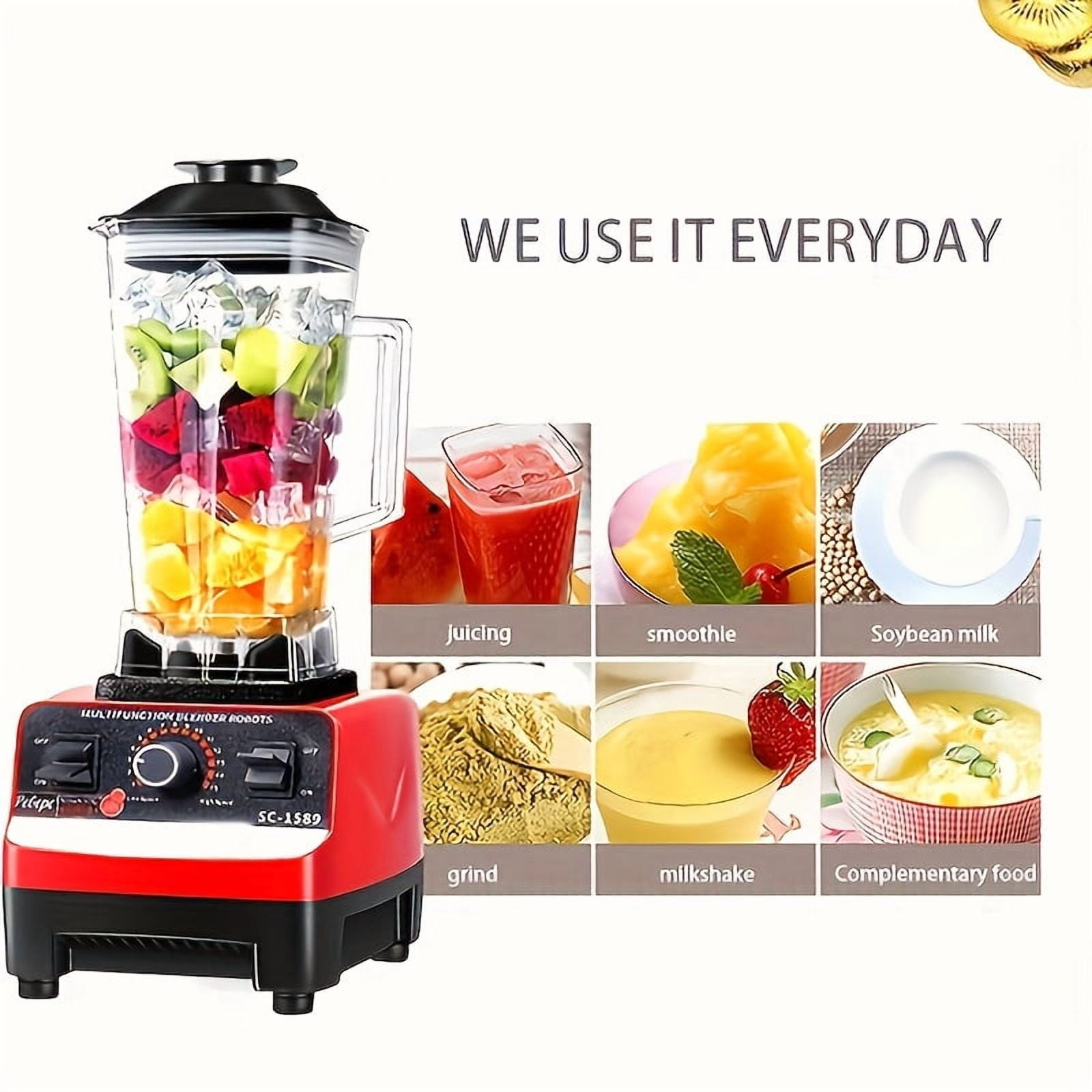 "70.4oz (2L) High-Speed Blender with Wall Breaker – 1500W Professional ...
