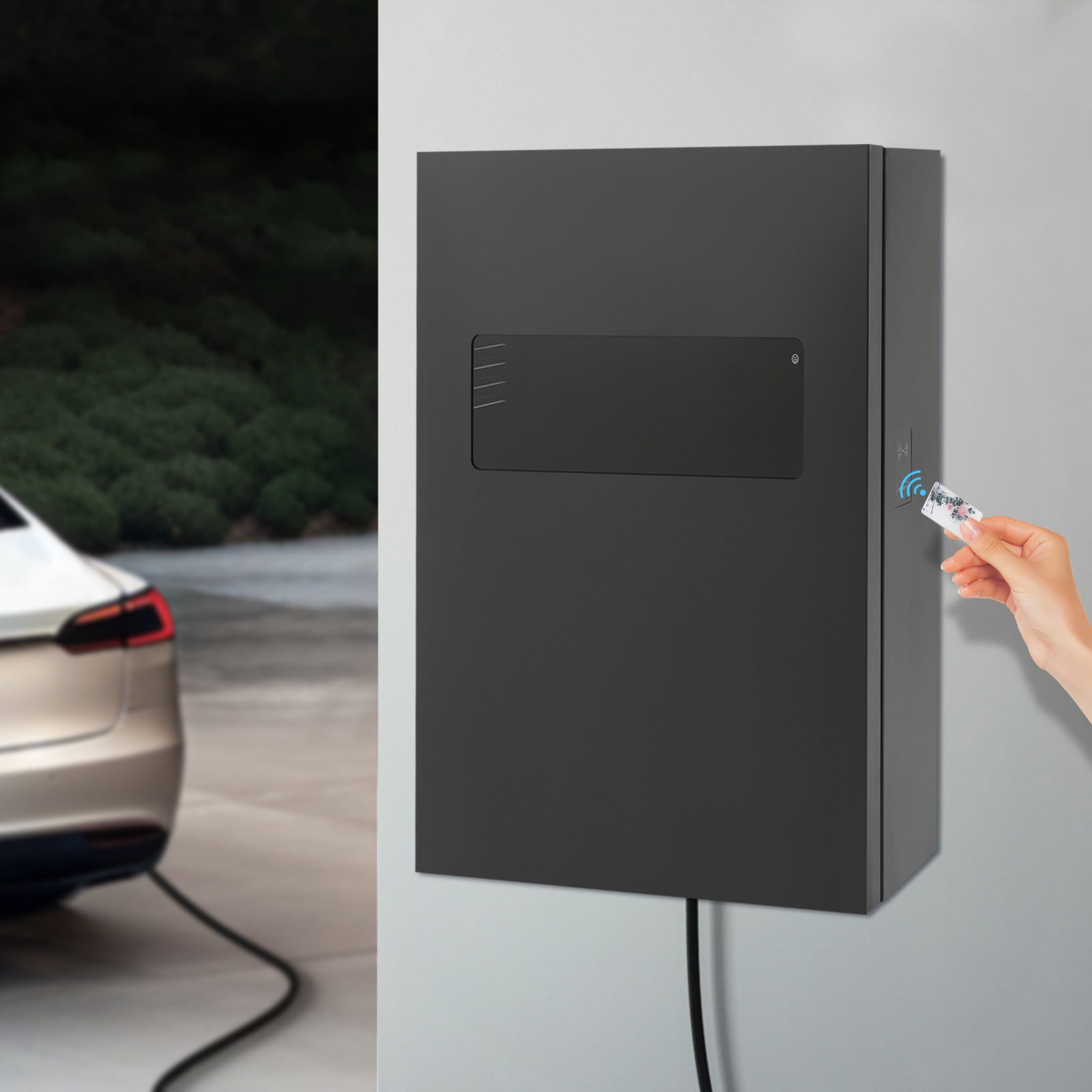 70*50*21cm Wall EV Charger Station Box Wall-mounted for Tesla Indoor ...